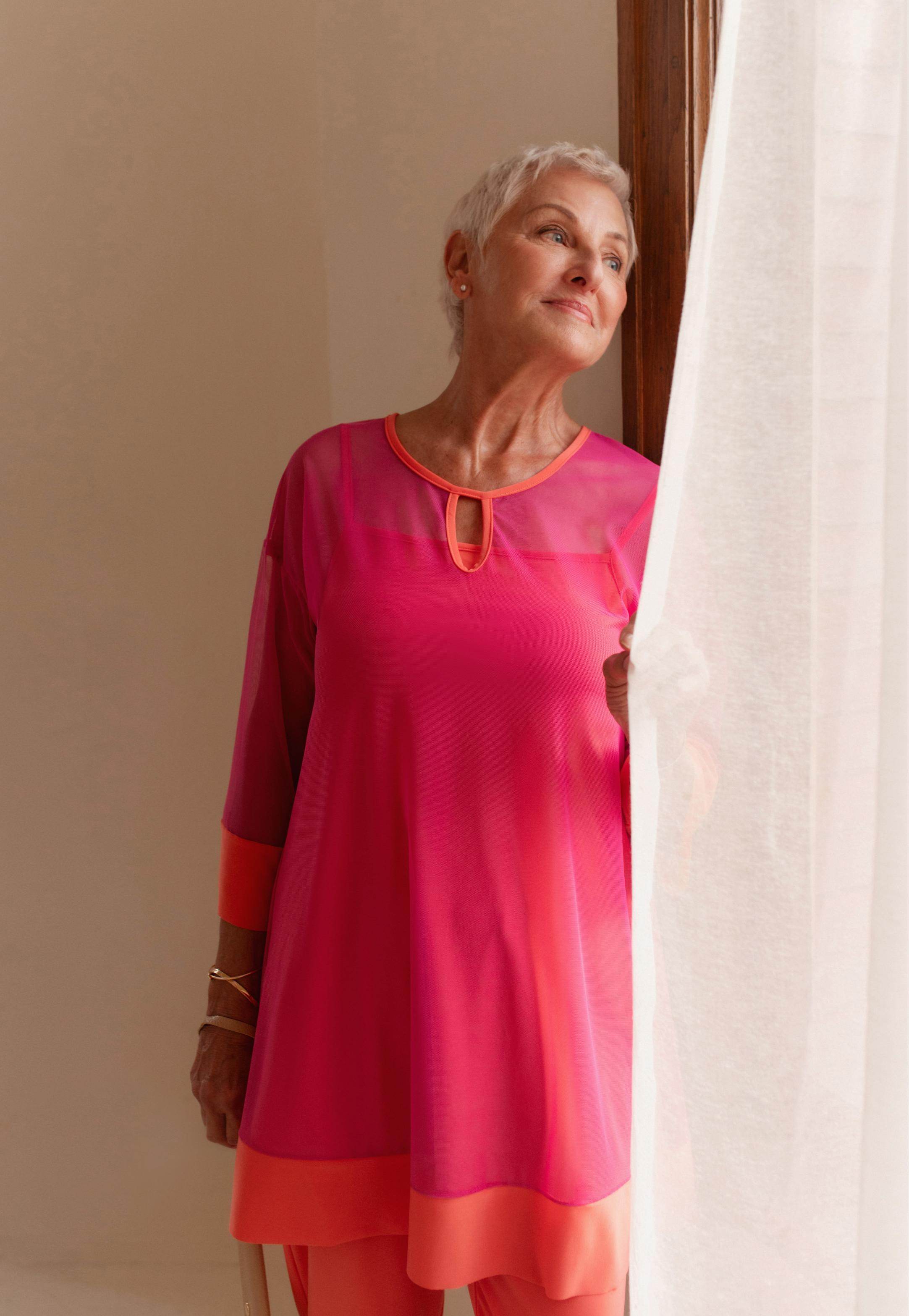 Mesh Keyhole Tunic Style 3328-2 – Dream Pants